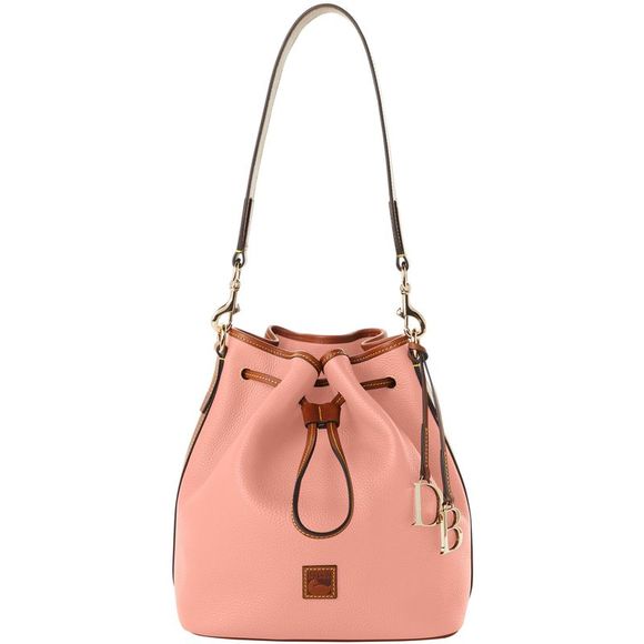 Dooney & Bourke | Bags | Dooney Bourke Pebble Grain Drawstring Shoulder ...